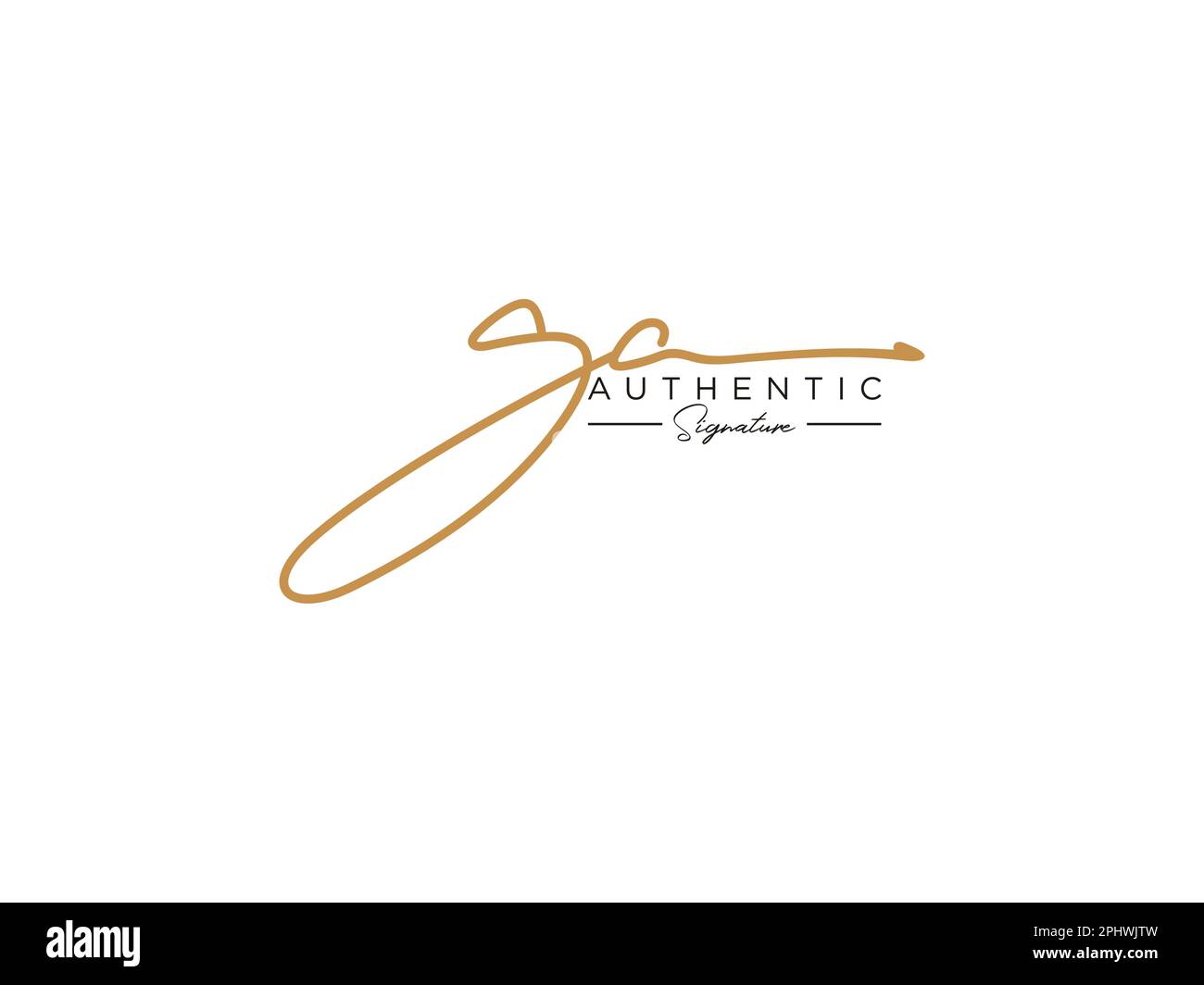Letter GA Signature Logo Template Vector Stock Vector Image & Art - Alamy