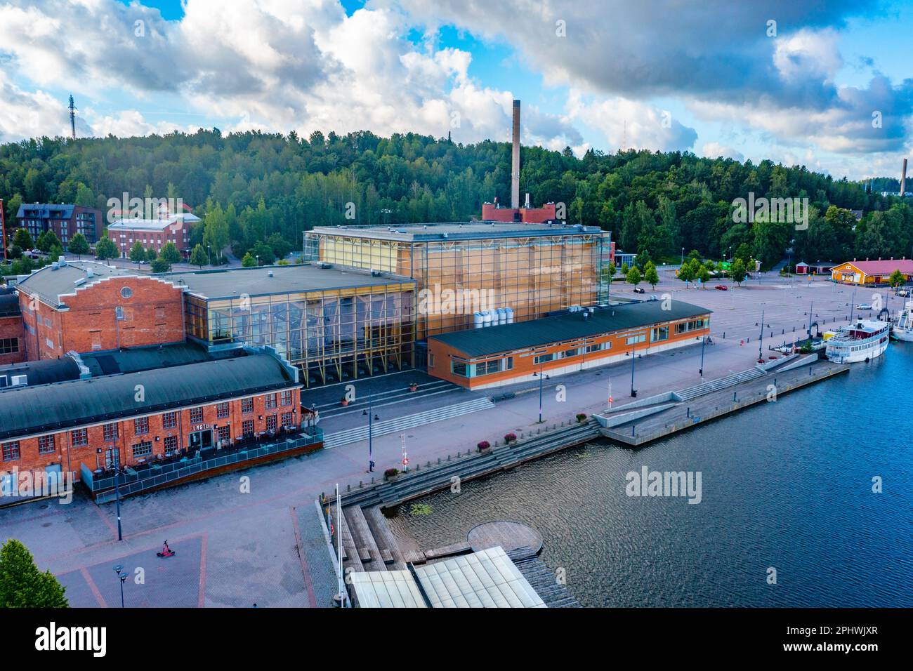 Port of Lahti and Sibelius Hall, Finland Stock Photo - Alamy