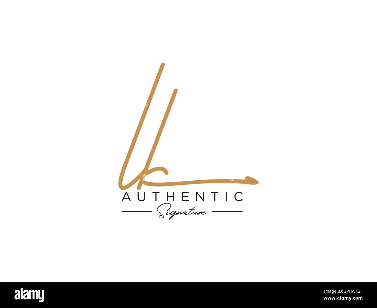 Letter LK Signature Logo Template Vector Stock Vector Image & Art - Alamy