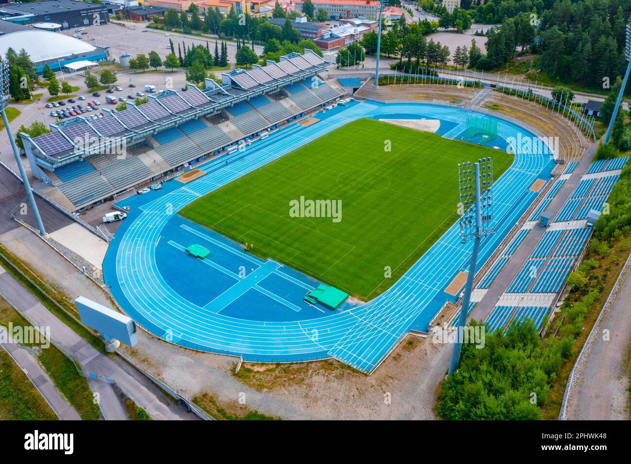View of Lahti Stadium in Finland Stock Photo - Alamy