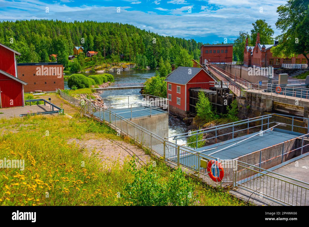 Historical Verla paper mill in Finland Stock Photo - Alamy