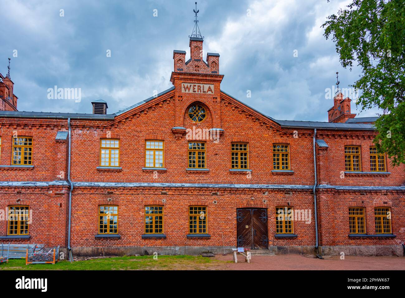 Historical Verla paper mill in Finland Stock Photo - Alamy