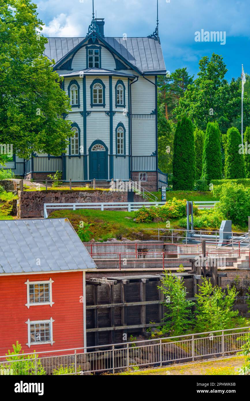 Historical Verla paper mill in Finland Stock Photo - Alamy