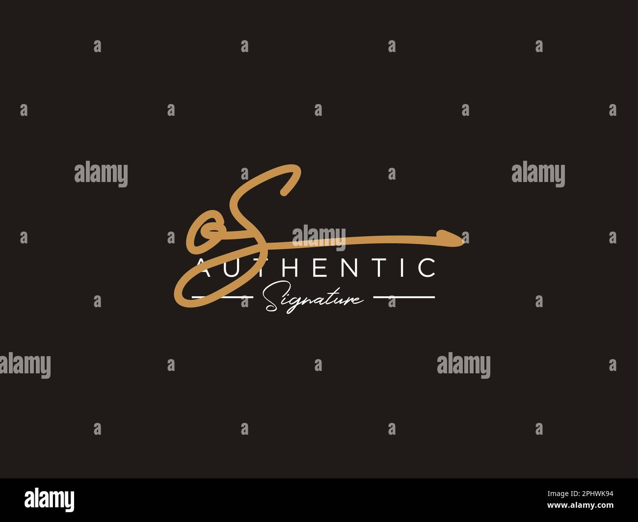 Letter OS Signature Logo Template Vector Stock Vector Image & Art - Alamy