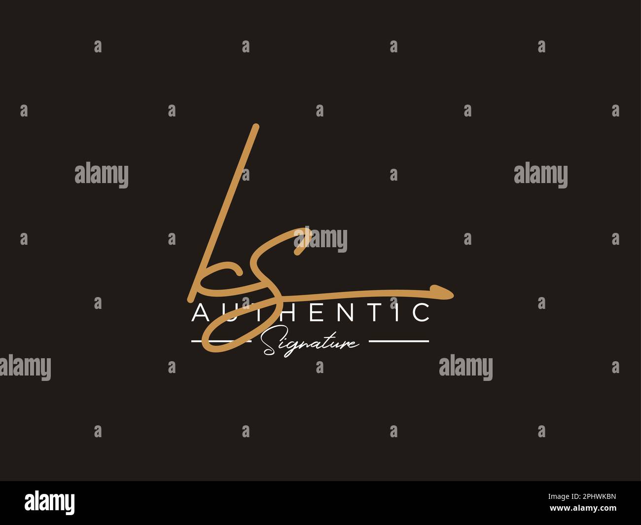 Letter KS Signature Logo Template Vector Stock Vector Image & Art - Alamy
