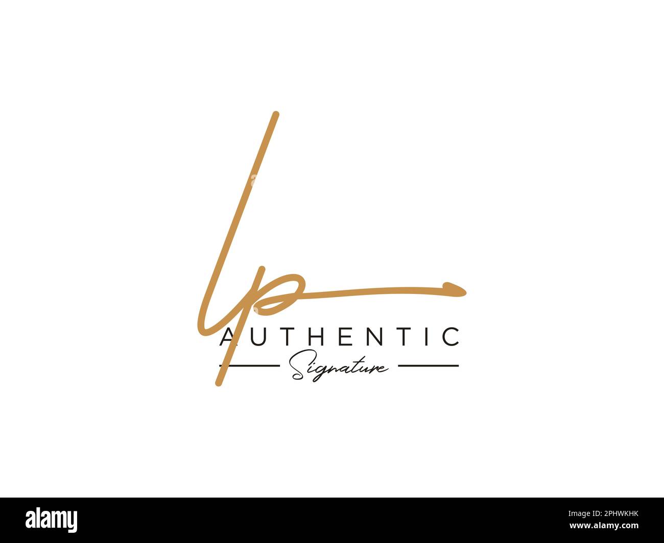 Letter LP Signature Logo Template Vector Stock Vector Image & Art - Alamy