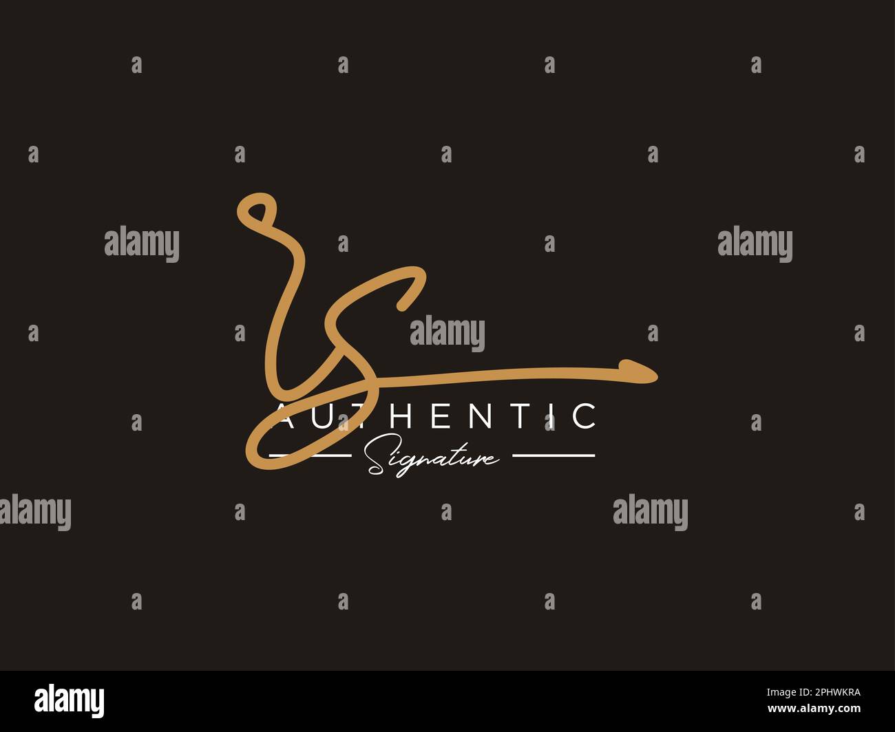 Letter RS Signature Logo Template Vector Stock Vector Image & Art - Alamy