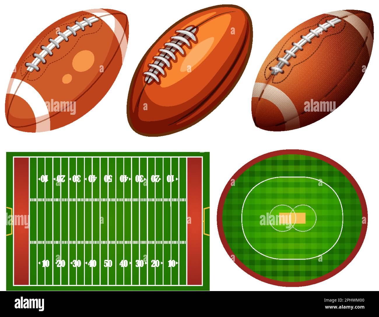 American football player clipart Cut Out Stock Images & Pictures - Alamy