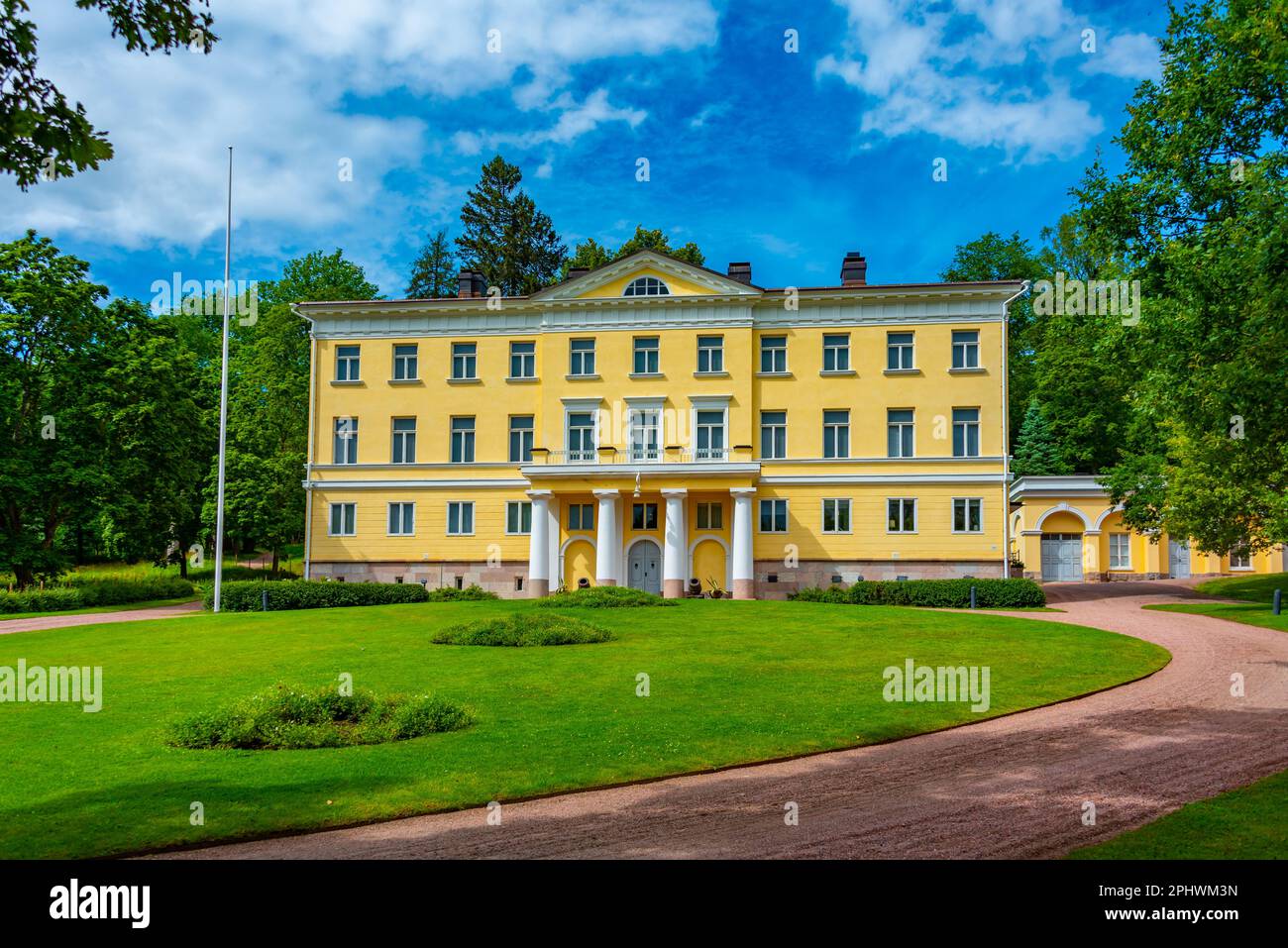 Stenhuset mansion in Fiskars, Finland Stock Photo - Alamy