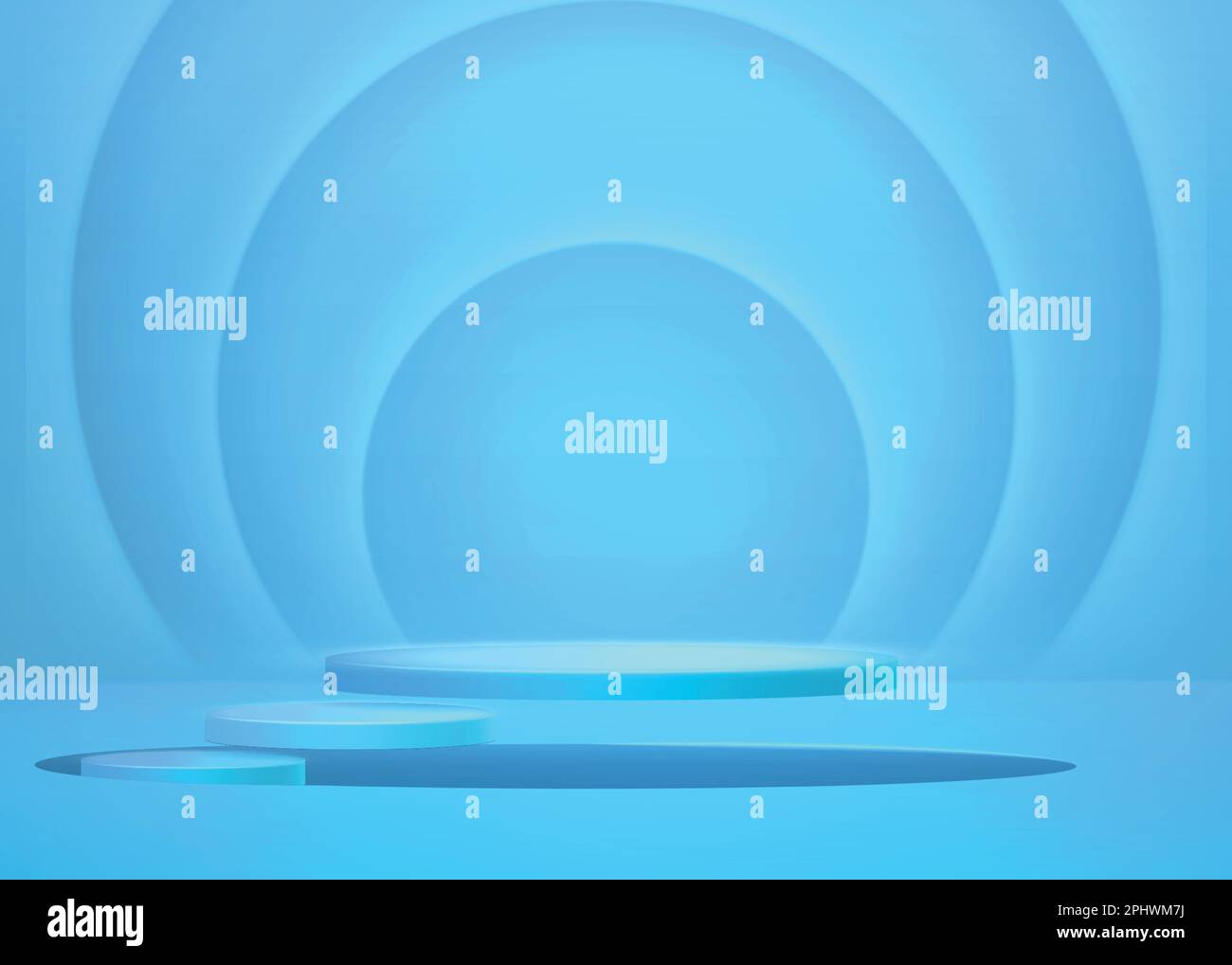 Podium steps. Vector rendering 3d shape for product display ...