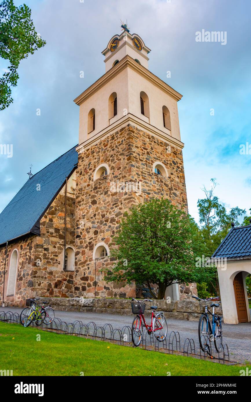 Church of the Holy Cross in Finnish town Rauma Stock Photo - Alamy