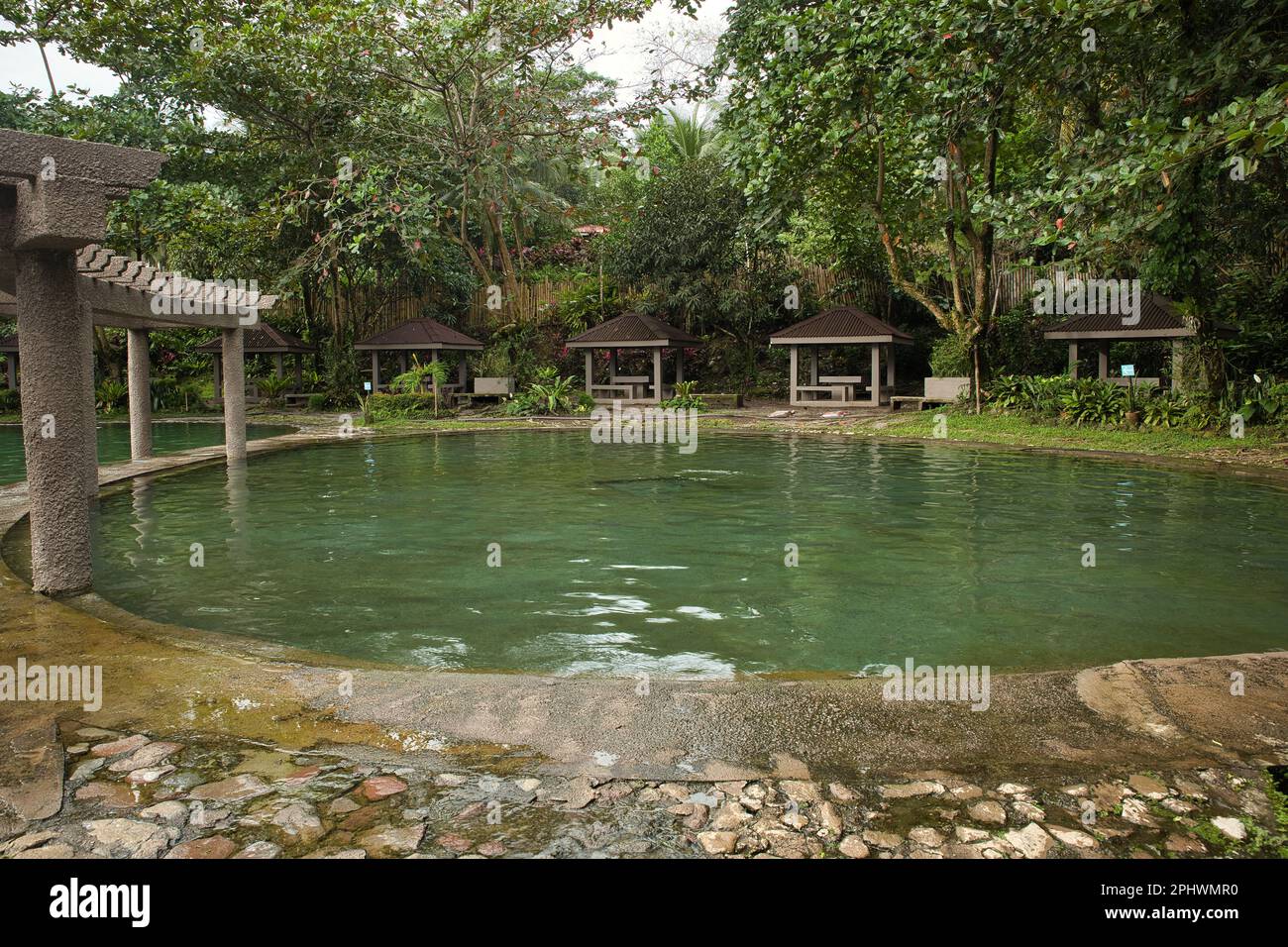 The Soda Water Pool in Camiguin in the Philippines which is surrounded ...