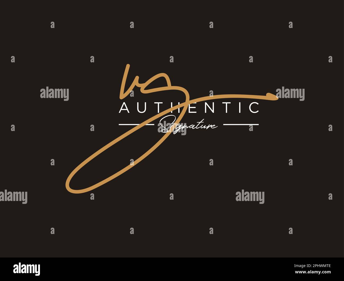 Letter VG Signature Logo Template Vector Stock Vector Image & Art - Alamy