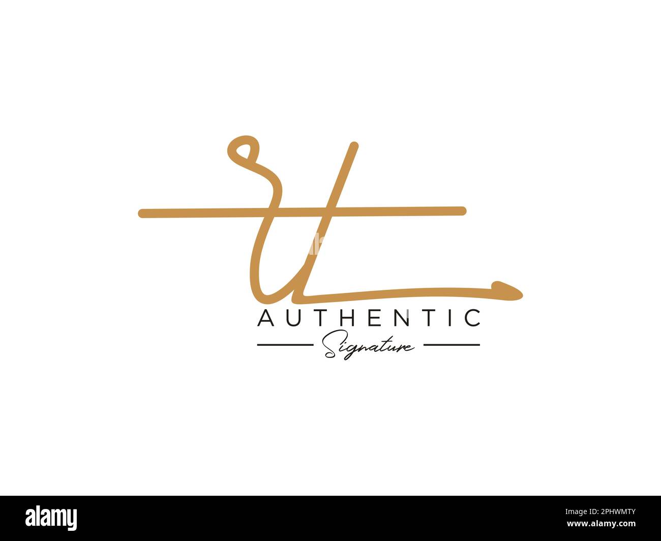 Letter RT Signature Logo Template Vector Stock Vector Image & Art - Alamy