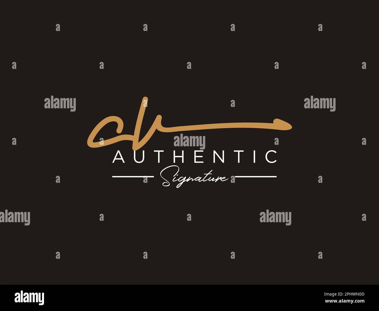 Letter AV Signature Logo Template Vector Stock Vector Image & Art - Alamy