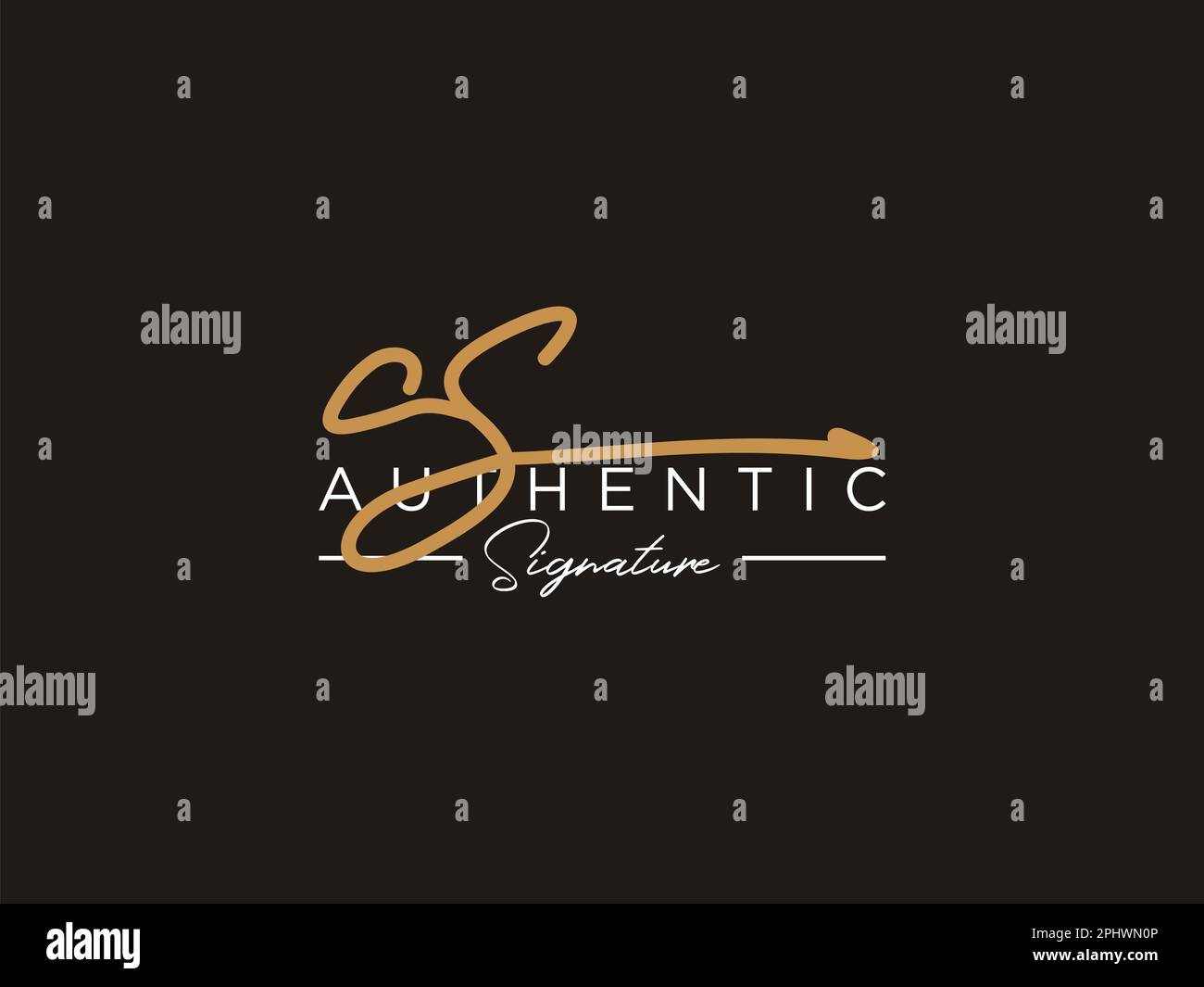 Letter AS Signature Logo Template Vector Stock Vector Image & Art - Alamy