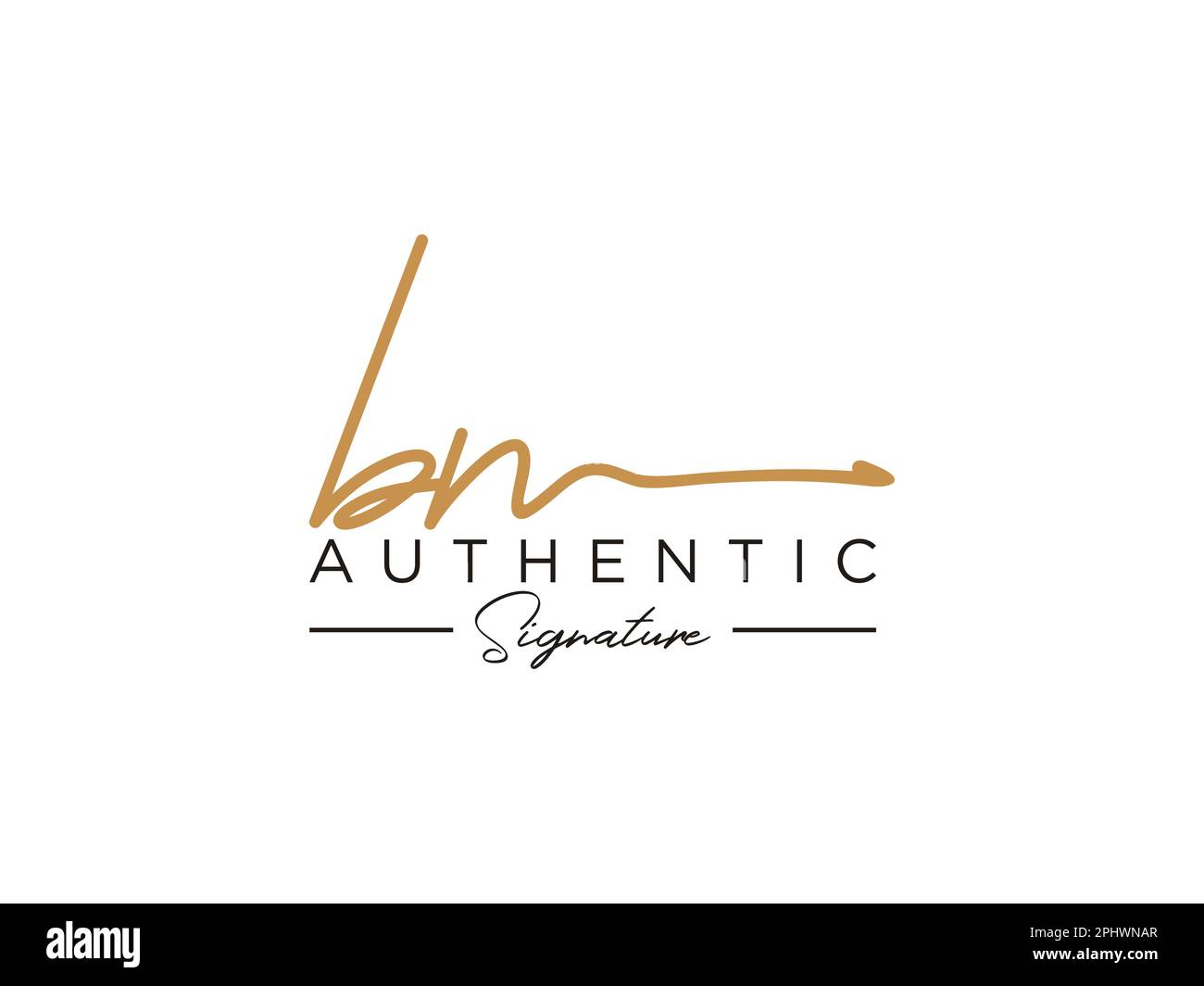 Bm signature Stock Vector Images - Alamy