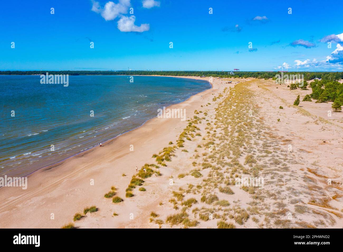 Panorama view of Yyteri beach in Finland Stock Photo - Alamy