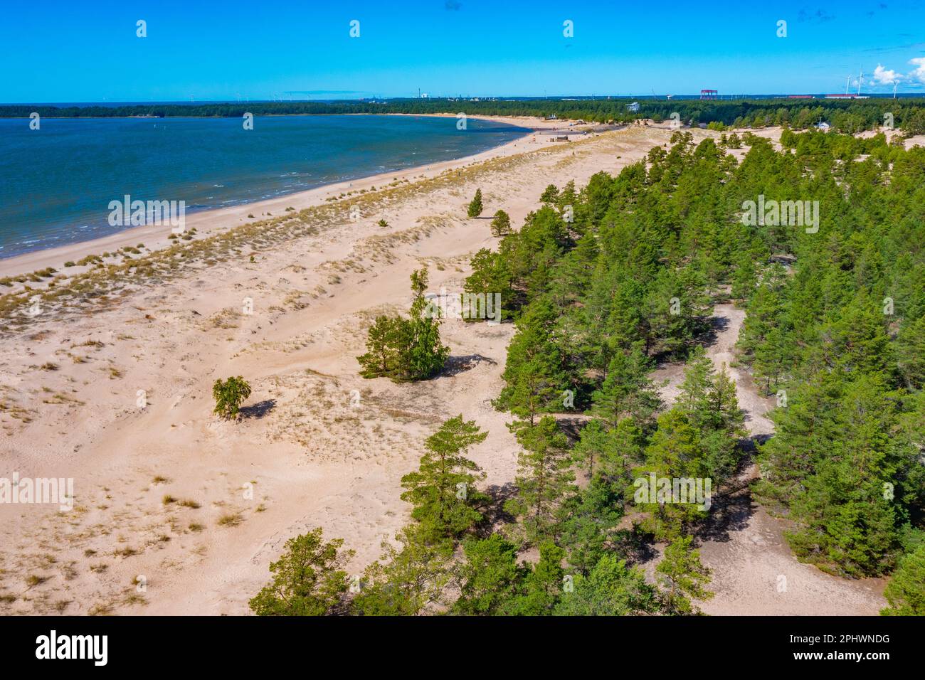 Panorama view of Yyteri beach in Finland Stock Photo - Alamy