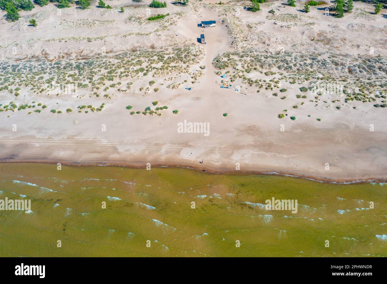 Panorama view of Yyteri beach in Finland Stock Photo - Alamy