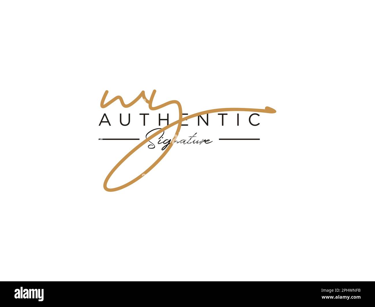 Letter WY Signature Logo Template Vector Stock Vector Image & Art - Alamy
