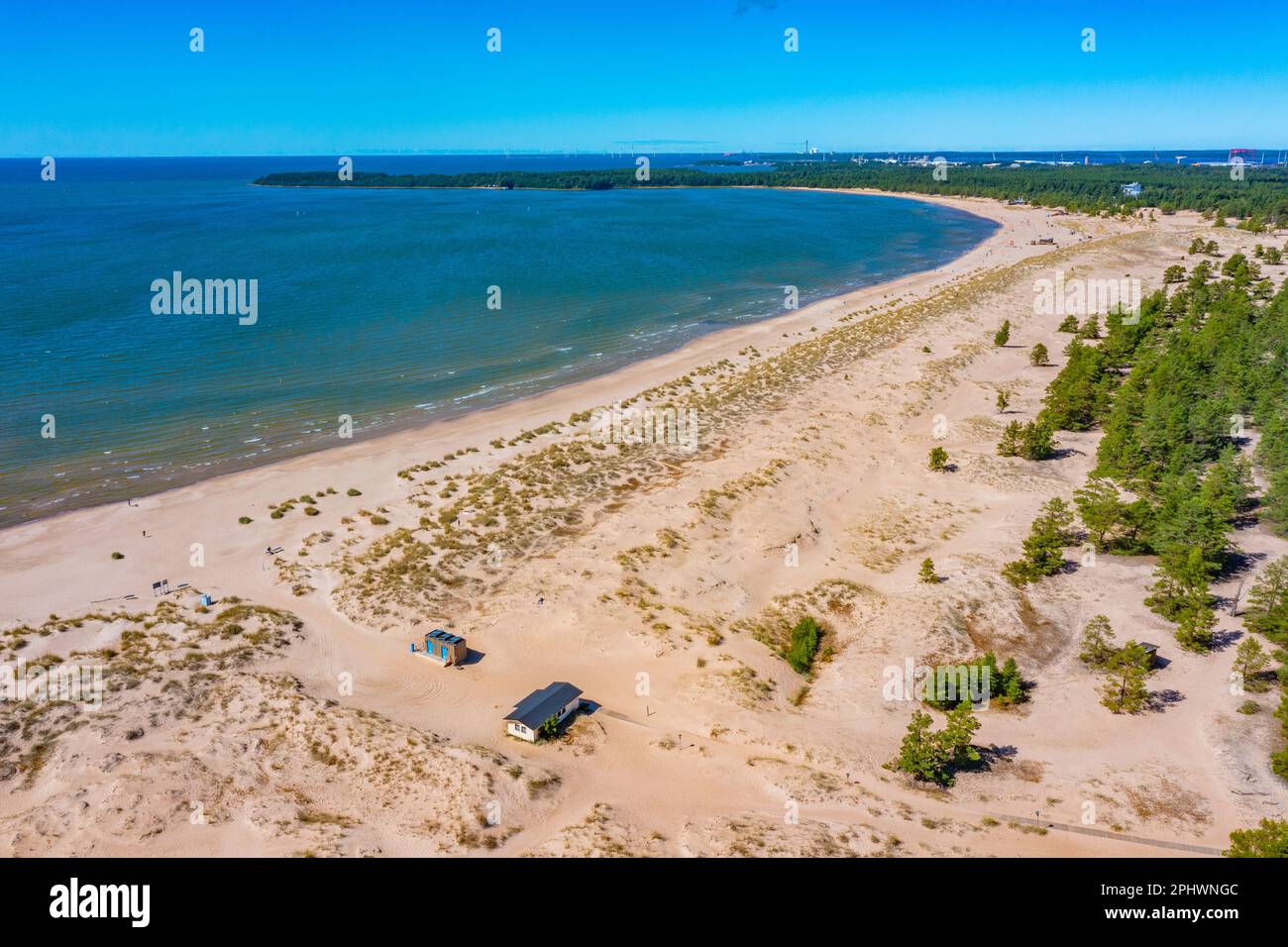 Panorama view of Yyteri beach in Finland Stock Photo - Alamy