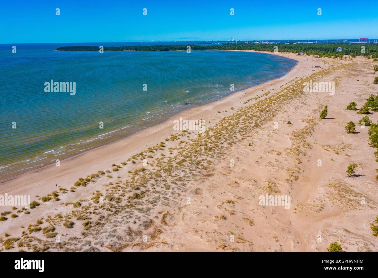 Aerial pori beach hi-res stock photography and images - Alamy