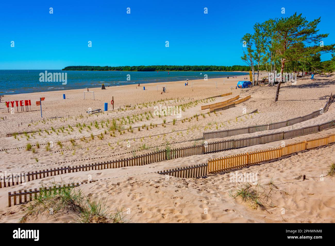 Sand dunes at Yyteri beach in Finland Stock Photo - Alamy