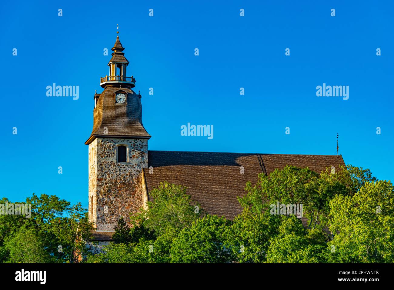 Church in Finnish town Naantali Stock Photo - Alamy