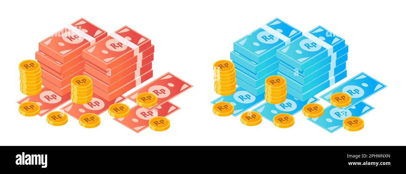 Indonesian rupiah coins Stock Vector Images - Alamy