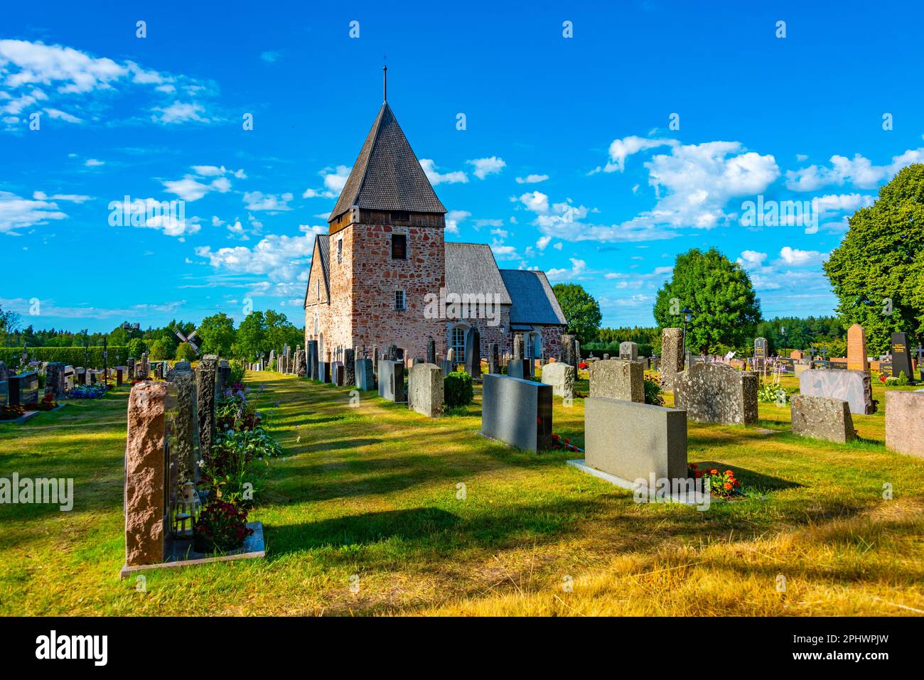 Hammarland Church at Aland islands in Finland Stock Photo - Alamy