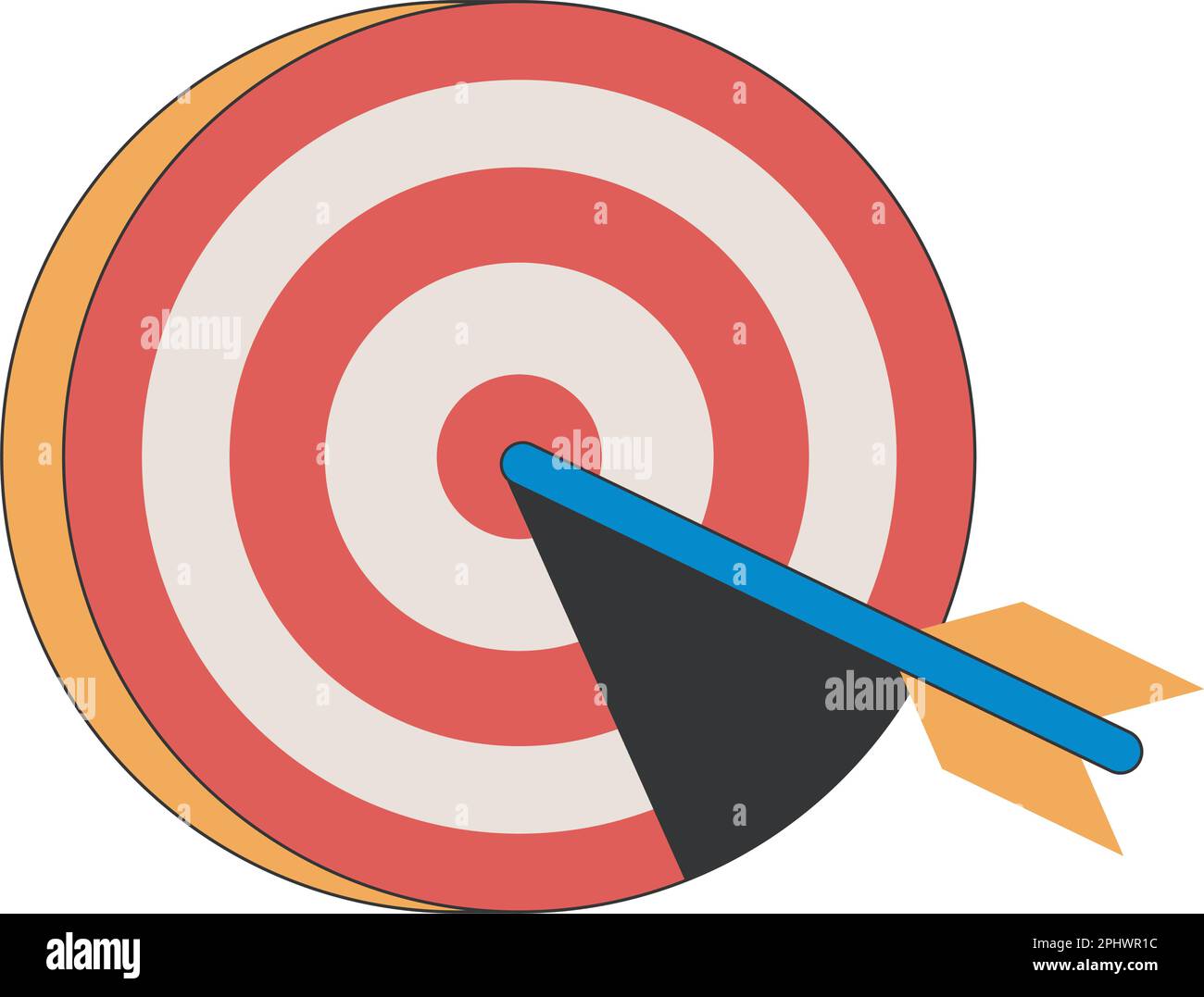 target and arrow Stock Vector Image & Art - Alamy
