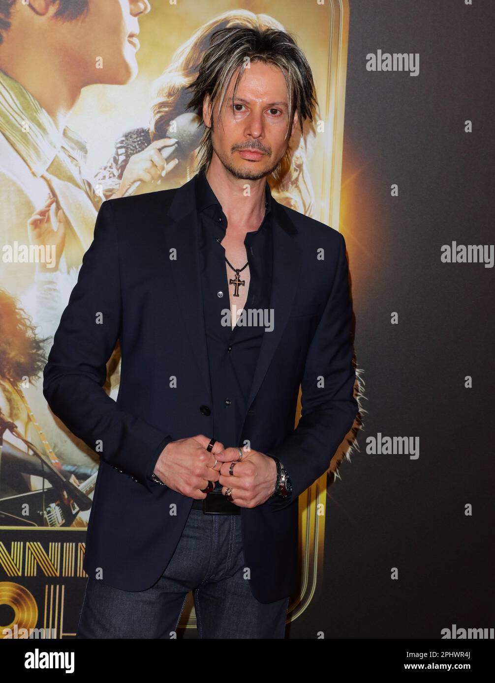 Los Angeles, USA. 29th Mar, 2023. George Nickolas arrives at The World ...