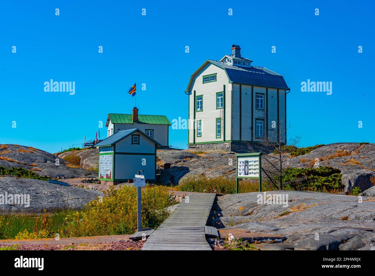 Kobba Klintar pilot station at Aland islands in Finland Stock Photo - Alamy