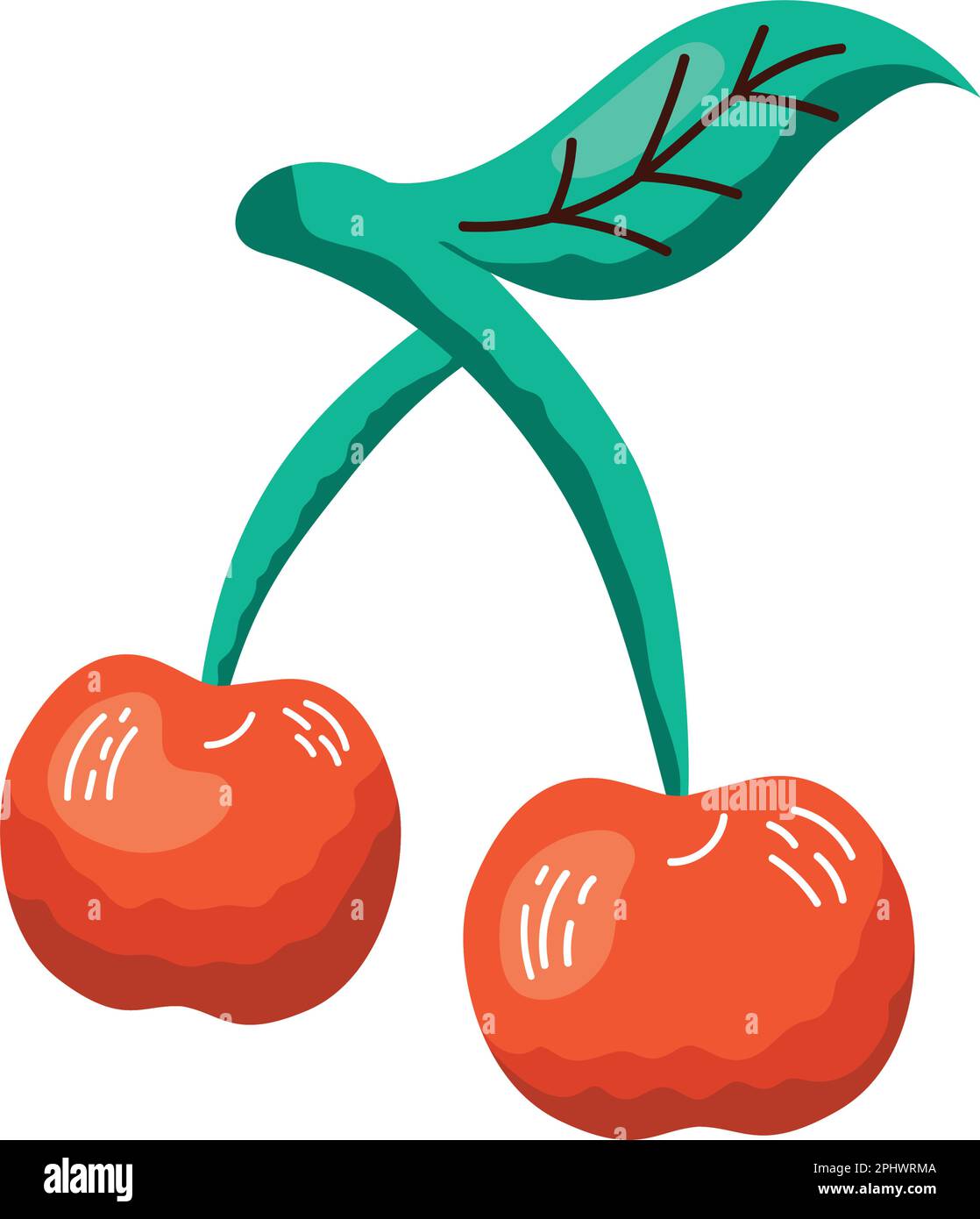 Over ripe cherry Stock Vector Images - Alamy