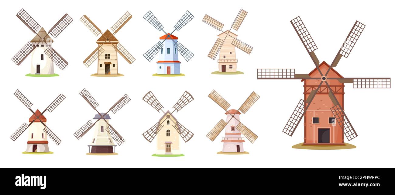 Farm Windmill Vector