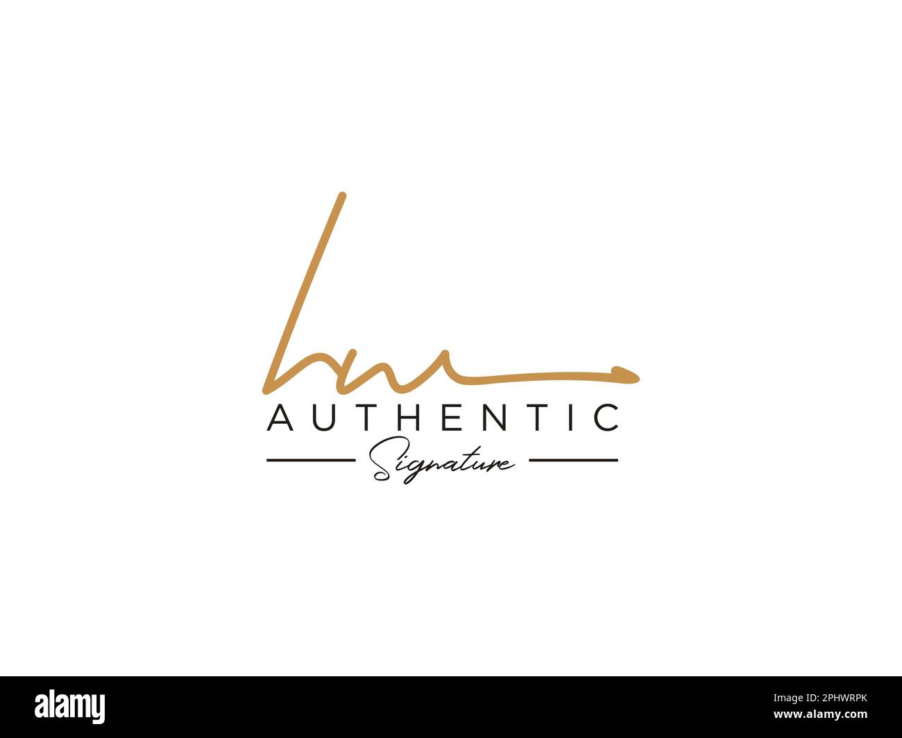 Letter hw logo hi-res stock photography and images - Alamy