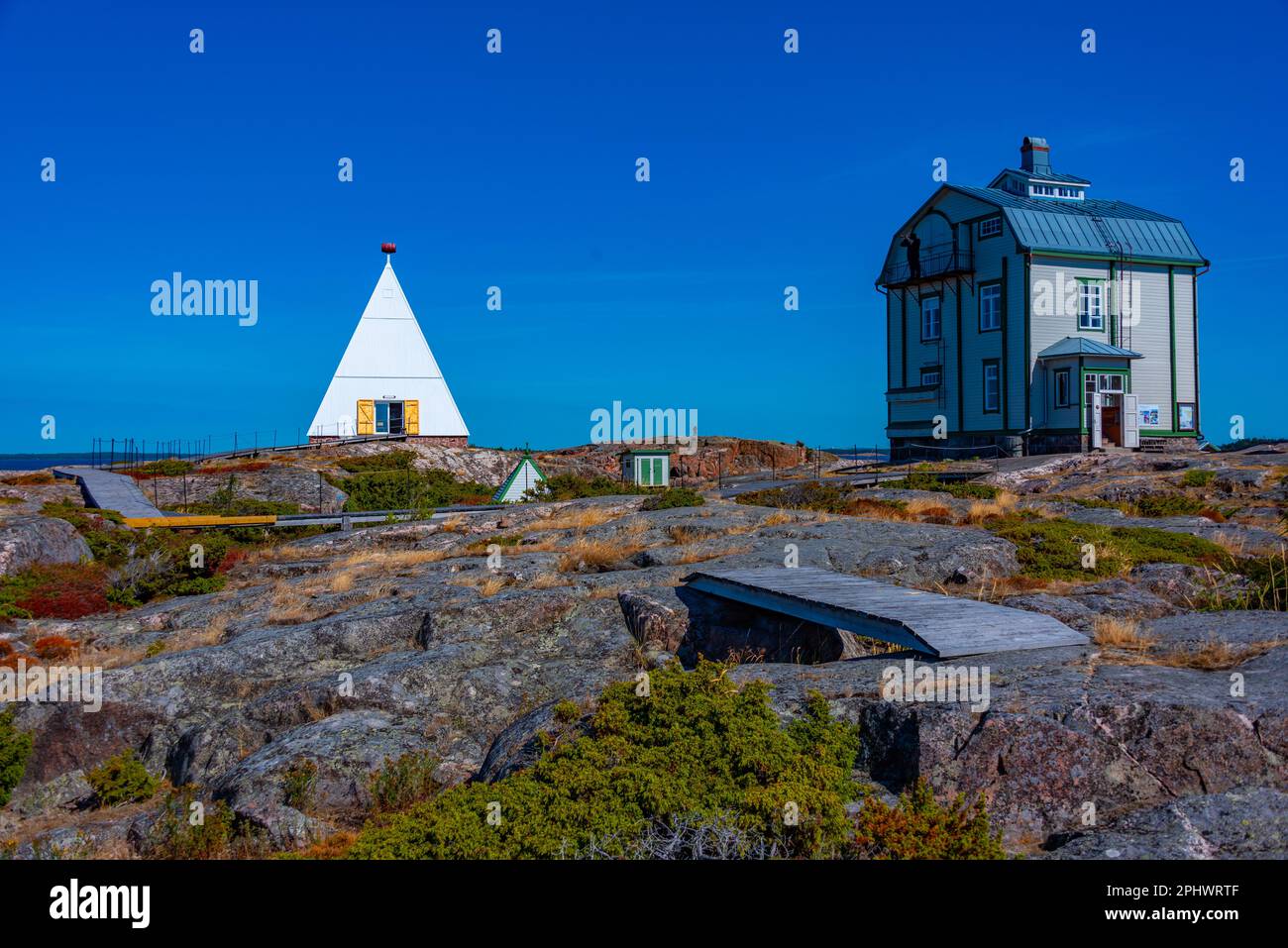 Kobba Klintar pilot station at Aland islands in Finland Stock Photo - Alamy