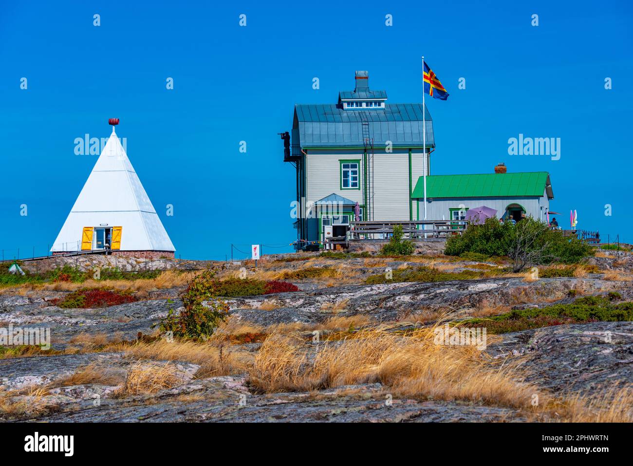 Kobba Klintar pilot station at Aland islands in Finland Stock Photo - Alamy
