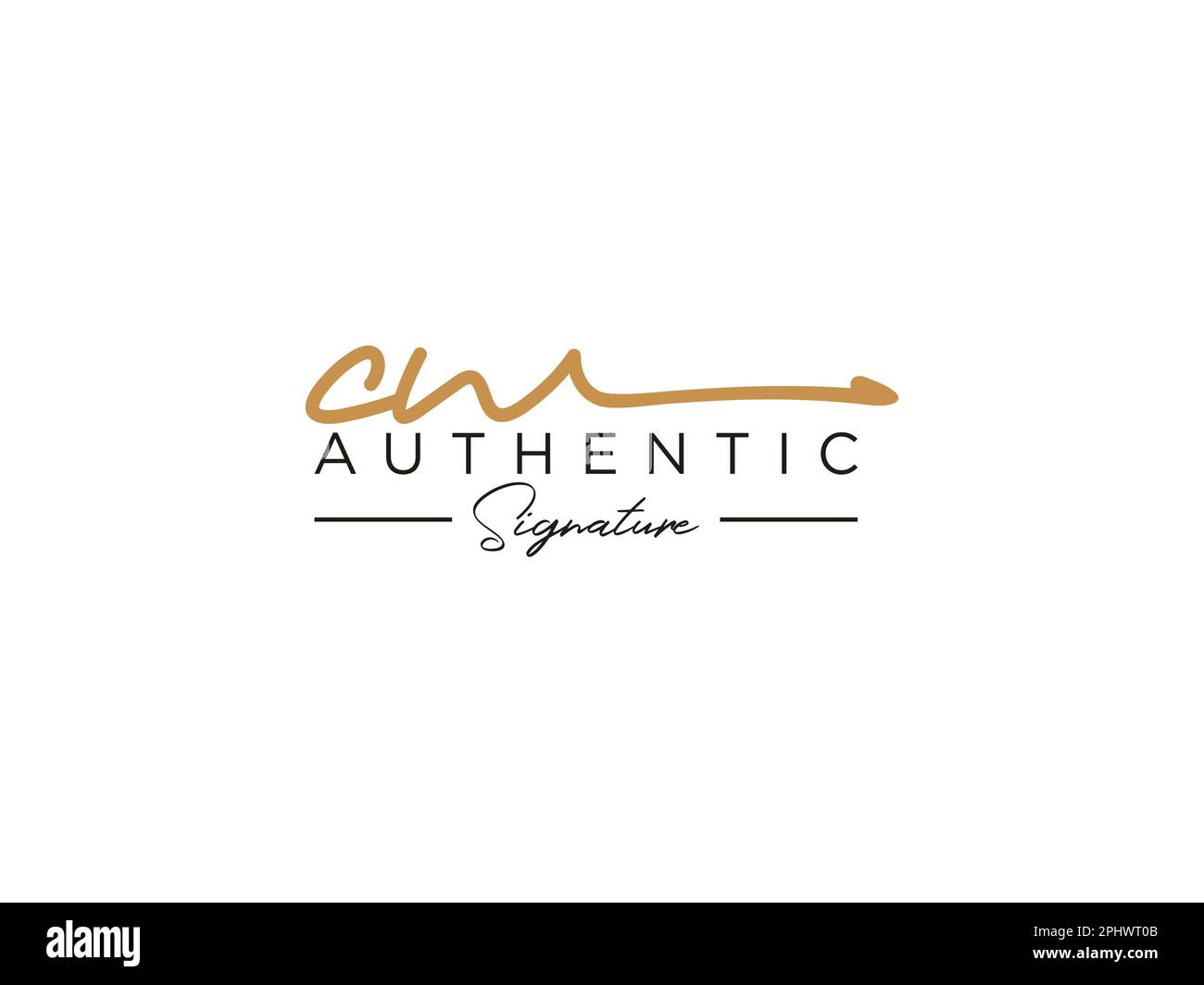 Letter CW Signature Logo Template Vector Stock Vector Image & Art - Alamy