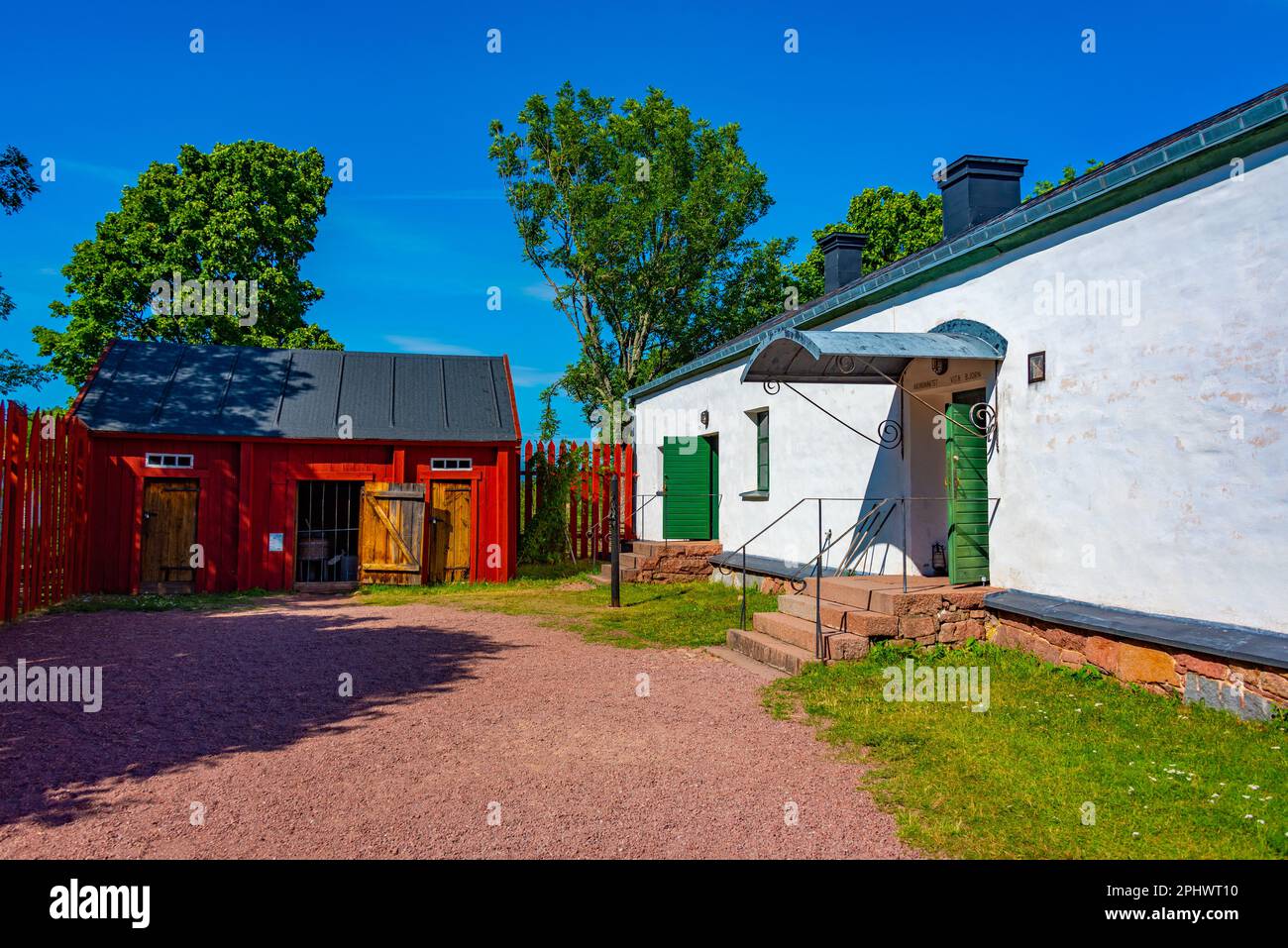Vita Björn Prison Museum at Aland islands in Finland Stock Photo - Alamy