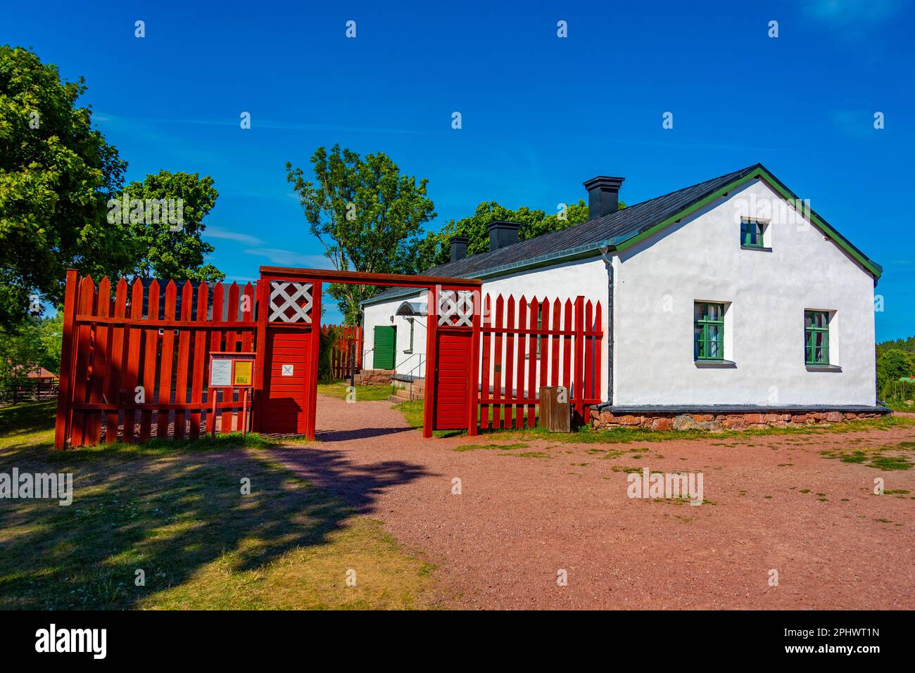 Vita Björn Prison Museum at Aland islands in Finland Stock Photo - Alamy