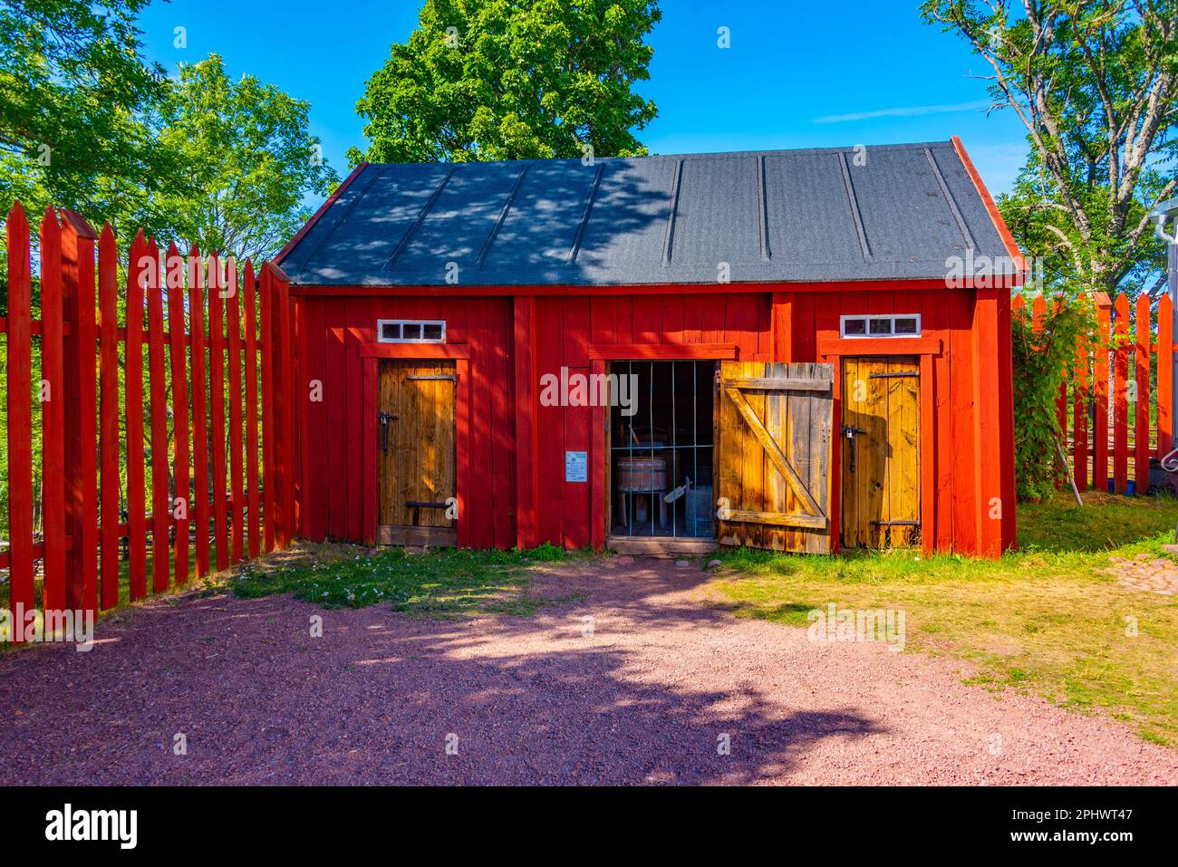 Vita Björn Prison Museum at Aland islands in Finland Stock Photo - Alamy