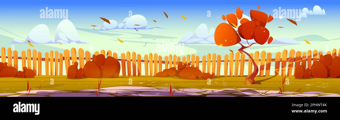 Paved backyard Stock Vector Images - Alamy