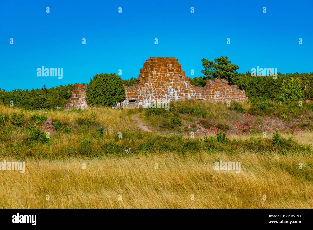 Bomarsund fortress at Aland islands in Finland Stock Photo - Alamy