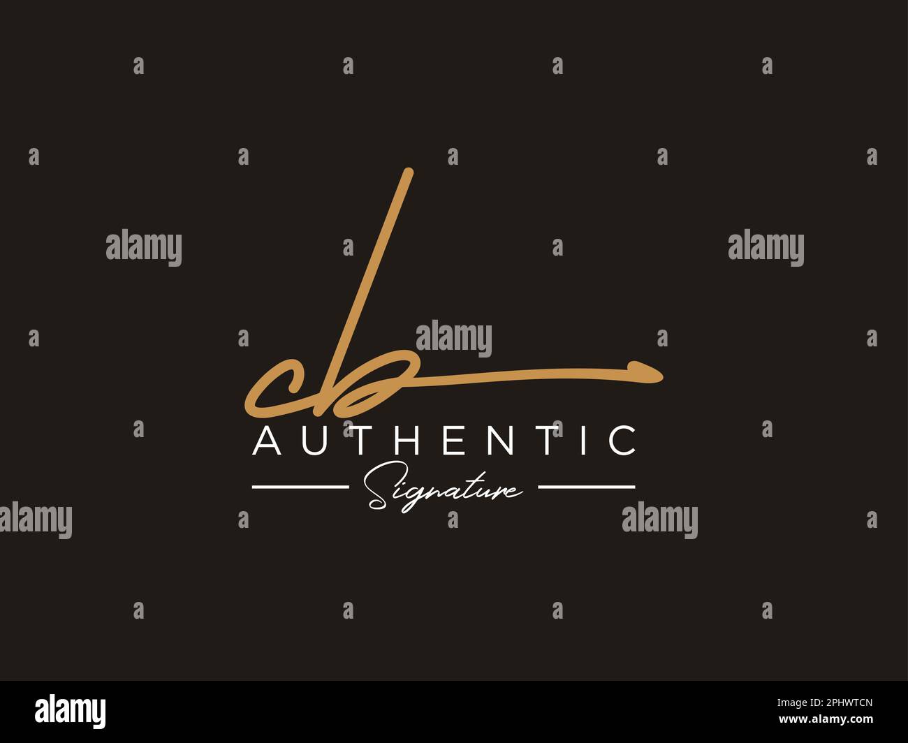 Cb signature hi-res stock photography and images - Alamy