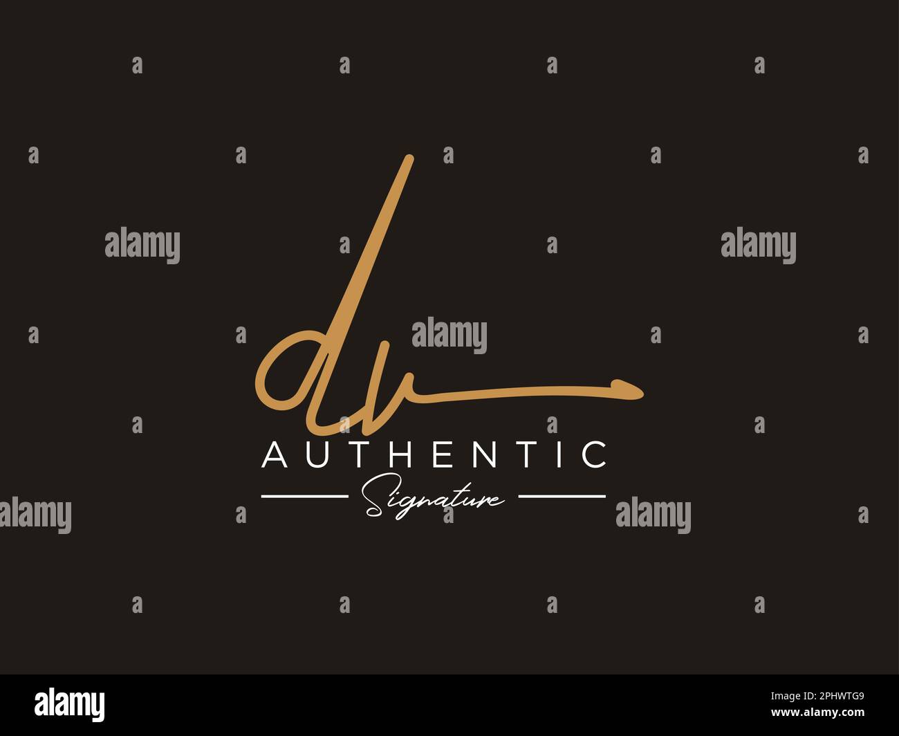 Dv signature hi-res stock photography and images - Alamy