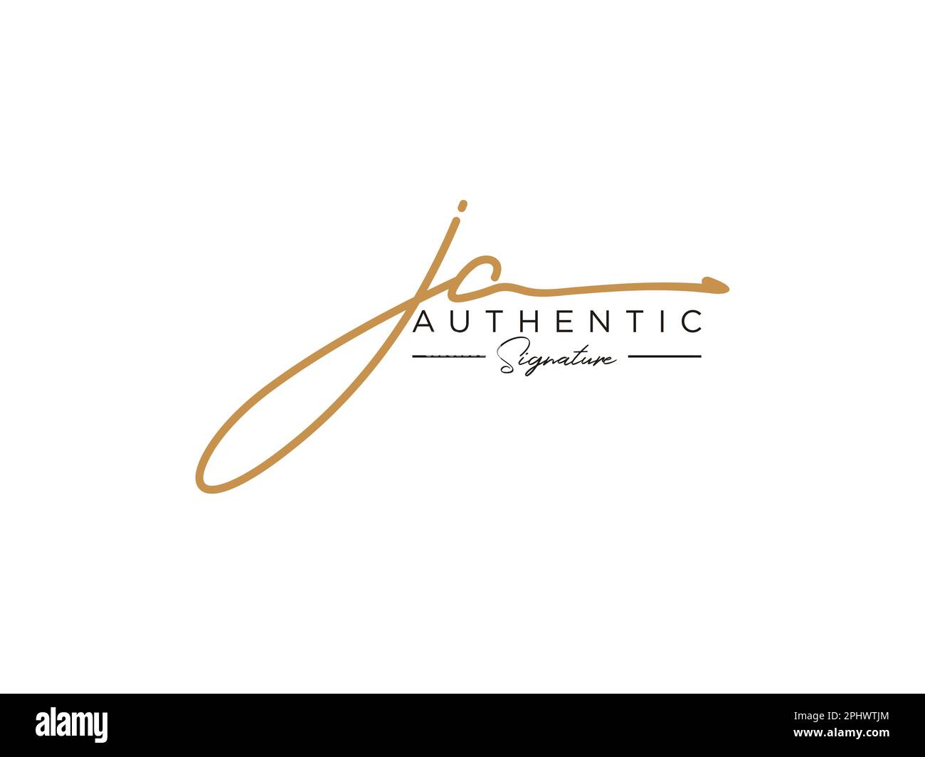 Letter JA Signature Logo Template Vector Stock Vector Image & Art - Alamy