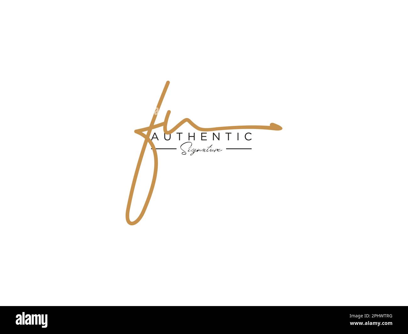 Letter FU Signature Logo Template Vector Stock Vector Image & Art - Alamy