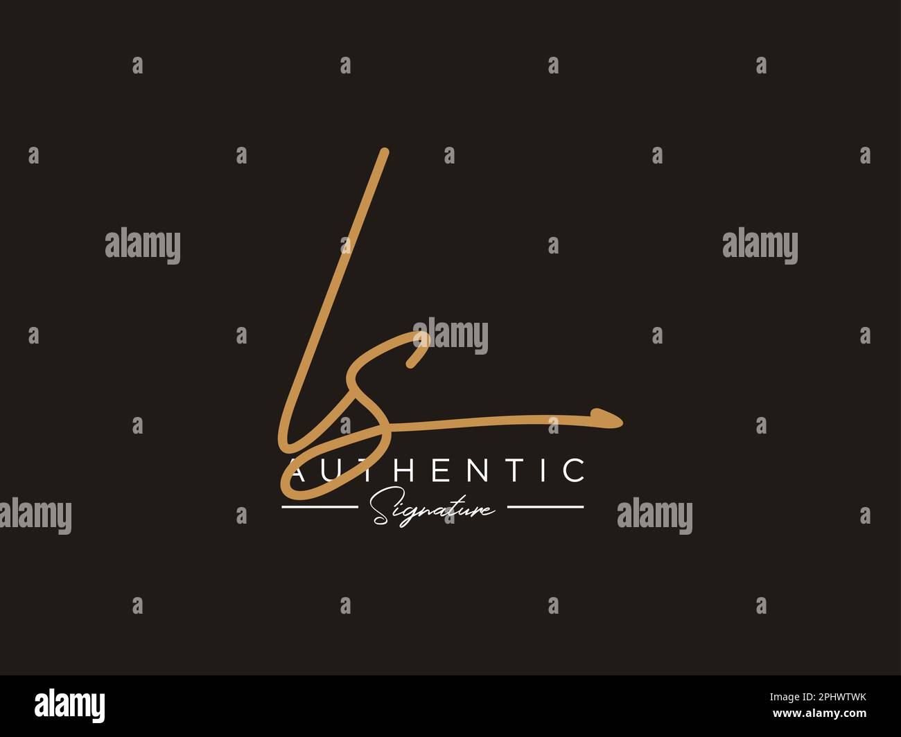 Letter LS Signature Logo Template Vector Stock Vector Image & Art - Alamy